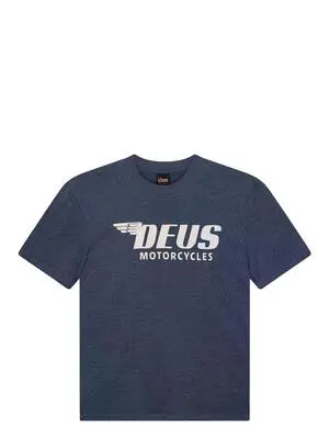 Deus Ex Machina Logo-print Palermo T-shirt - Blue