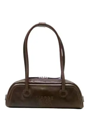 MARGESHERWOOD Soft Boston Ew Leather Tote Bag - Brown