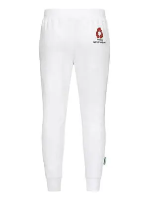 Dsquared2 Logo-print Brushed Track Pants - White