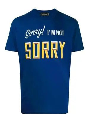 Dsquared2 Logo Print T-shirt - Blue