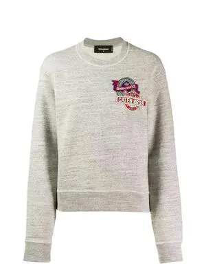 Dsquared2 Embroidered Logo Sweatshirt - Grey
