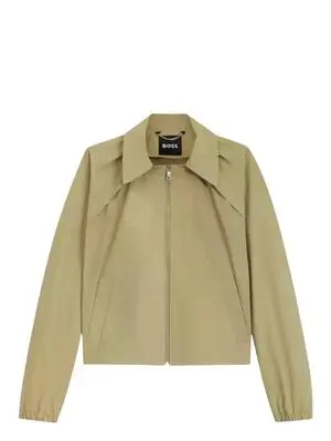 BOSS Cabasy Zip-up Jacket - Neutrals