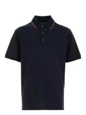 Gucci Web-stripe Polo Shirt - Blue