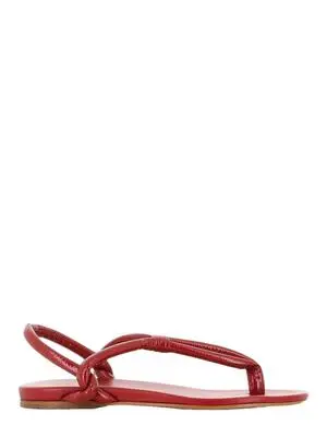 DEL CARLO Dytt Tubular Strap Sandals - Red