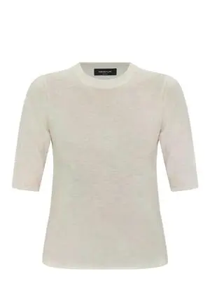 Fabiana Filippi Sequin-embellished Short-sleeve T-shirt - Neutrals