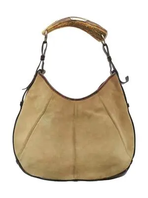 Saint Laurent Mombasa Shoulder Bag - Neutrals