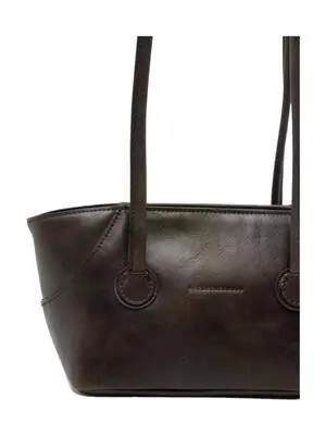 MARGESHERWOOD Leather Crossbody Bag - Brown