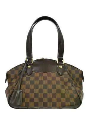 LOUIS VUITTON 2010 Pm Verona Damier Tote Bag - Brown