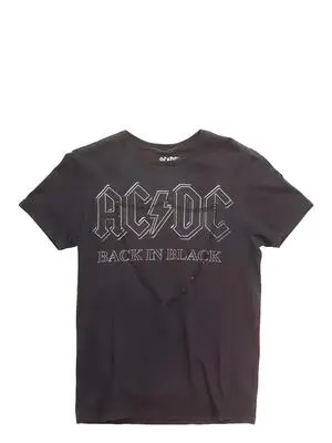 HTC LOS ANGELES Ac/dc Graphic-print T-shirt - Black