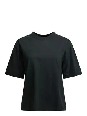 GOLDEN GOOSE Logo-appliqué Cotton T-shirt - Black