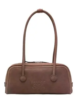 MARGESHERWOOD Logo-debossed Shoulder Bag - Brown