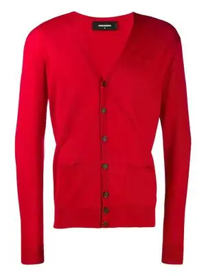 Dsquared2 Slim-fit Cardigan - Red