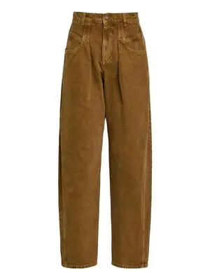 Isabel Marant Étoile Lisha Barrel-leg Jeans - Bronze