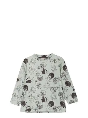 Dolores Promesas Light Printed Navy Sweatshirt - Blue