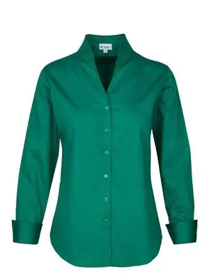 AT LAST... Chelsea Shirt In Peacock - Green