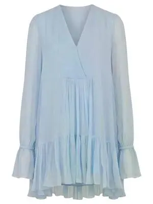 Azeeza Thistle Mini Dress - Blue