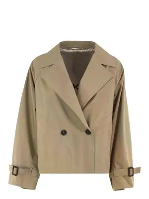 Max Mara Double-breasted Cropped Jacket - Neutrals