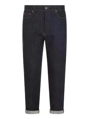 Brunello Cucinelli Contrast-stitch Jeans - Blue