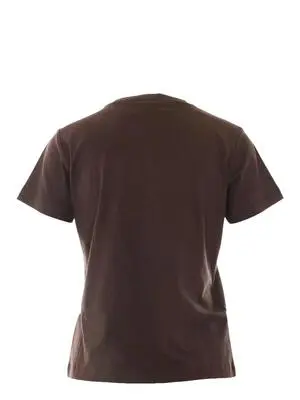 Pinko Love Birds Crystal-embellished T-shirt - Brown