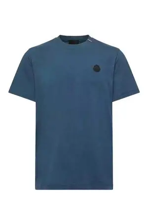 Moncler Logo-patch T-shirt - Blue