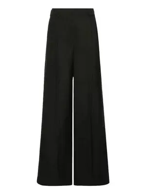 Max Mara Pleat-detail Trousers - Black