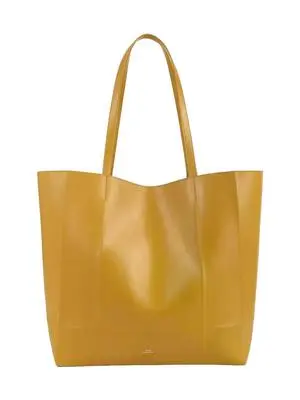 TOTEME Roam Leather Tote Bag - Yellow