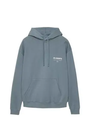 ALLSAINTS Organic Cotton Backstage Oth Hoodie - Blue