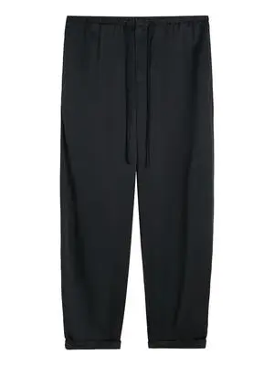 BY MALENE BIRGER Joanni Satin Wide-leg Trousers - Black