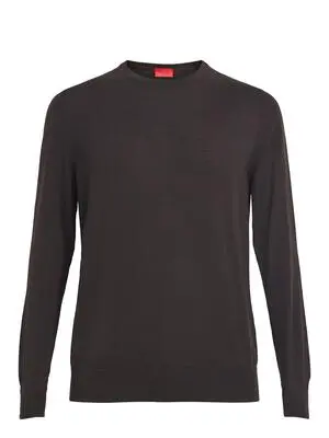 Isaia Wool Sweater - Brown