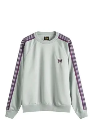 Needles Track Crew Neck Sweatshirt - Sax
