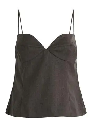 ST. AGNI Wool Cami - Mulch