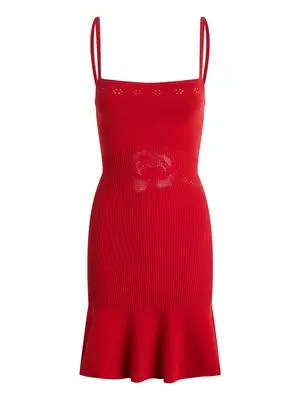 PEACHY DEN Marie Knit Mini Dress - Jam