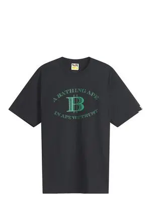 A BATHING APE Money B Logo Tee - Black