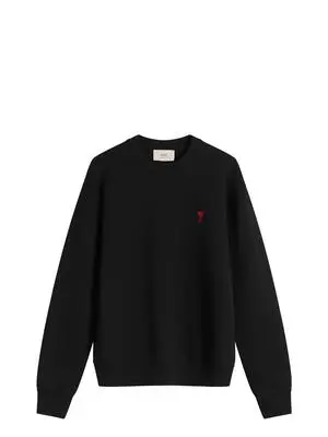 AMI Paris De Coeur Sweatshirt - Black