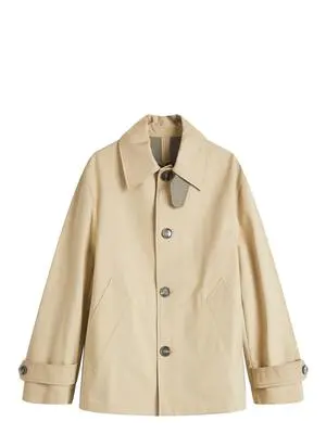 AMI Paris Button Cotton Jacket - Ginger/ash