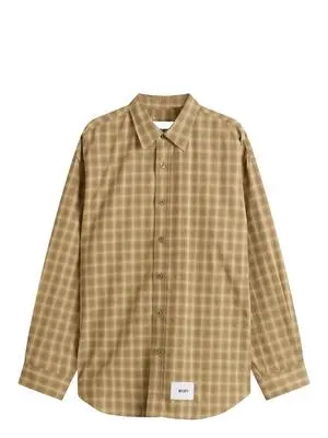 WTAPS Txt 01 Long Sleeve Shirt - Brown