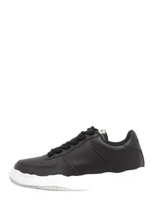 Mihara Yasuhiro Wayne Original Low Top Leather Sneake - Black