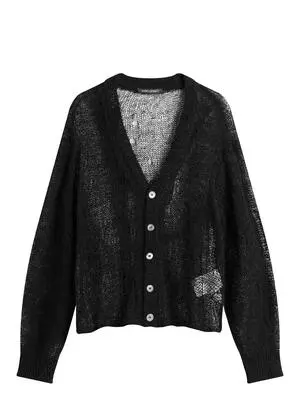 Our Legacy Linen Academy Cardigan - Black