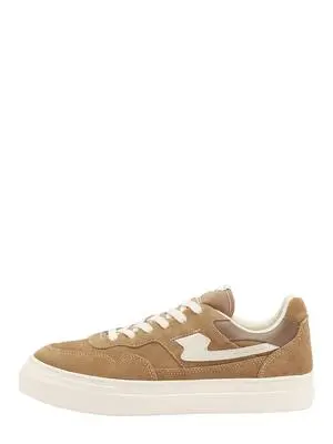 S.W.C STEPNEY WORKERS CLUB Pearl S-strike Geo Merged Sneaker - Brown