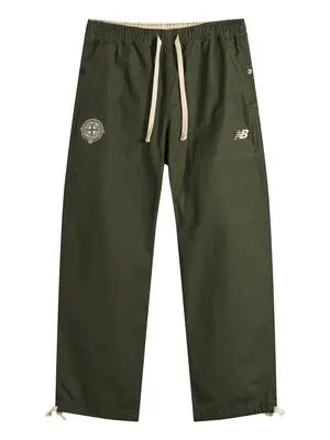 Stone Island X New Balance Loose Reversible Pants - Juniper