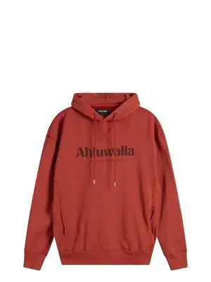 Ahluwalia Logo Hoodie - Rust