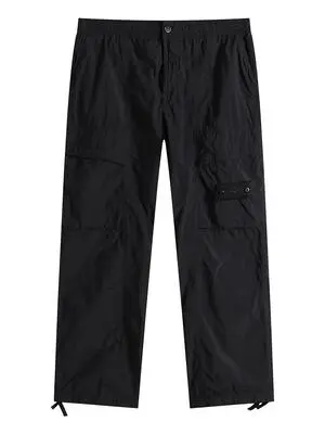 Stone Island Ghost Nylon Smerigliato Cargo Trousers - Black