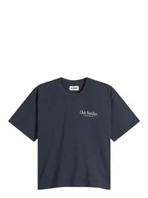 SNDYS. Track Tee - Navy