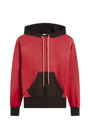 Aries Sunbleached Premium Temple Baby Fit Sports Hoodie - Red
