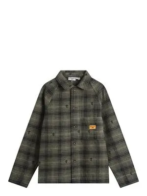 SERVICE WORKS Thistle Plaid Foh Jacket - Olive