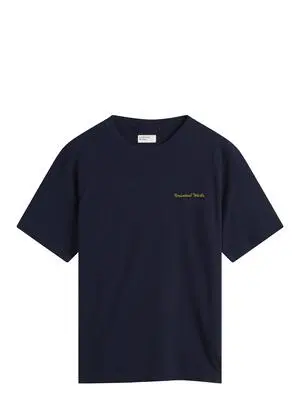 Universal Works Wish You Were Here T-shirt - Navy