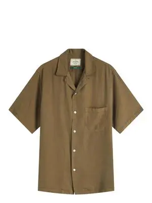 Portuguese Flannel Dogtown Vacation Shirt - Olive
