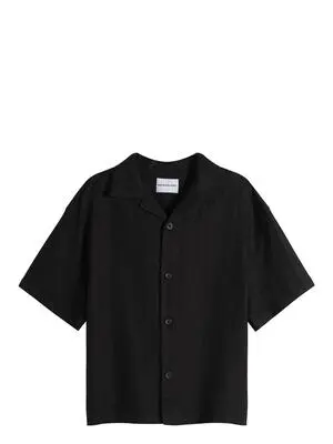 MKI MIYUKI ZOKU Linen Vacation Shirt - Black