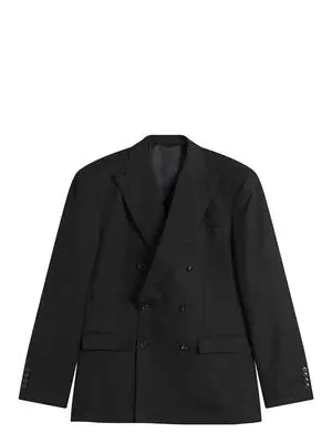 MKI MIYUKI ZOKU Double Breasted Suit Jacket - Black