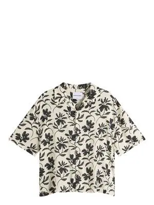 MKI MIYUKI ZOKU Floral Linen Vacation Shirt - Raw